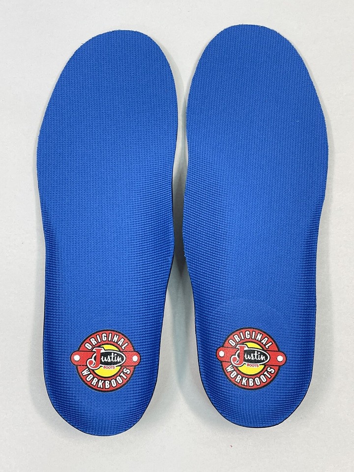 Justin Work Boot PERFORMANCE COMFORT Replacement Insoles Men 3.5-5 ...