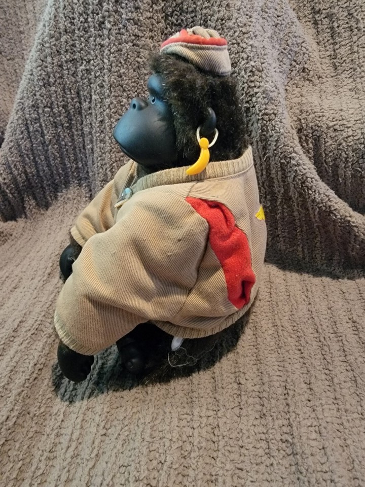 Magical Murphy Plush Opens Mouth Gorilla Ape Army Pilot Doll Applause ...