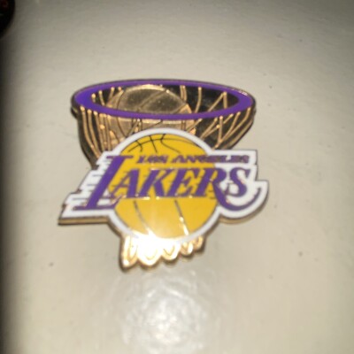 Lakers Pin Los Angeles Pins 2002 VINTAGE RARE Basket Logo NBA Pin | eBay