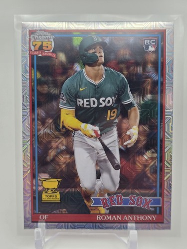 2026 Topps Series 1 Roman Anthony RC Mojo Refractor Silver Pack #91C-60 ...