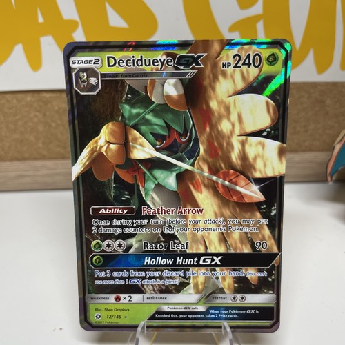 Decidueye GX 12/149 Holo Ultra Rare Pokémon Sun & Moon TCG NM/M | eBay