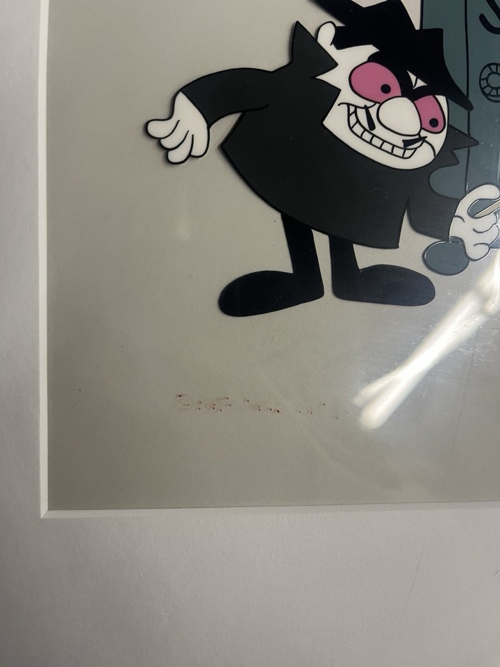 ANIMATION CEL, BORIS, NATASHA, ROCKY & BULL WINKLE Signature Faded | eBay