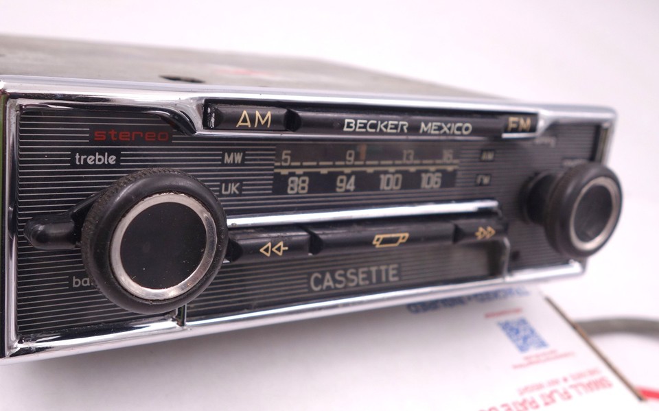 Mercedes W116 W123 R107 Becker Mexico Radio Cassette Vintage OEM | eBay