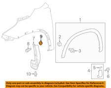 TOYOTA OEM 2015 Sienna Exterior-rocker Molding Grommet 90189a0008 for ...