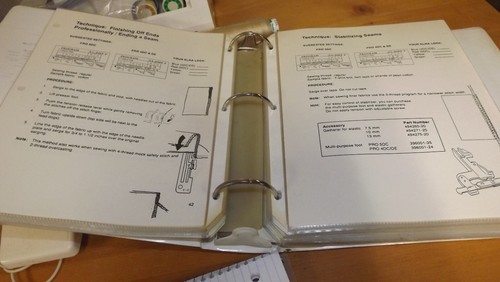 Elna lock PRO 5 DC SERGER SEWING MACHINE Untested No Power Cord ...