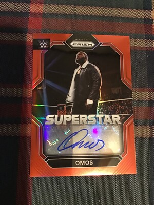 2023 Prizm Omos Red Prizm Auto NM /99 Free Shipping | eBay