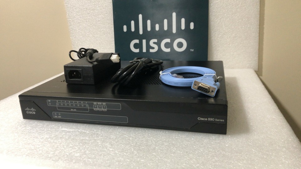 CISCO C892FSP-K9 8-Port Gigabit Security Router GigE WAN SFP 892FSP w ...