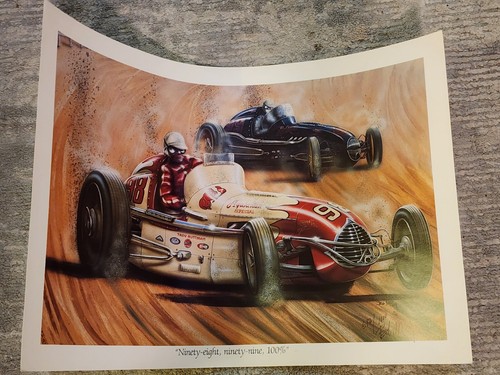 Bob McCoy Signed Art Lithograph Print 612/1000 "Ninety Eight Ninety ...