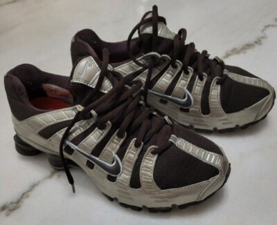 Shox Athletic Shoes Womens 8.5 Brown/Silver | eBay