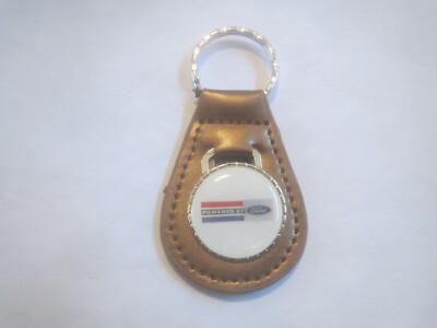 POWERED BY FORD SHELBY MUSTANG COBRA GT40 VINTAGE LOGO KEYCHAIN NEW ...