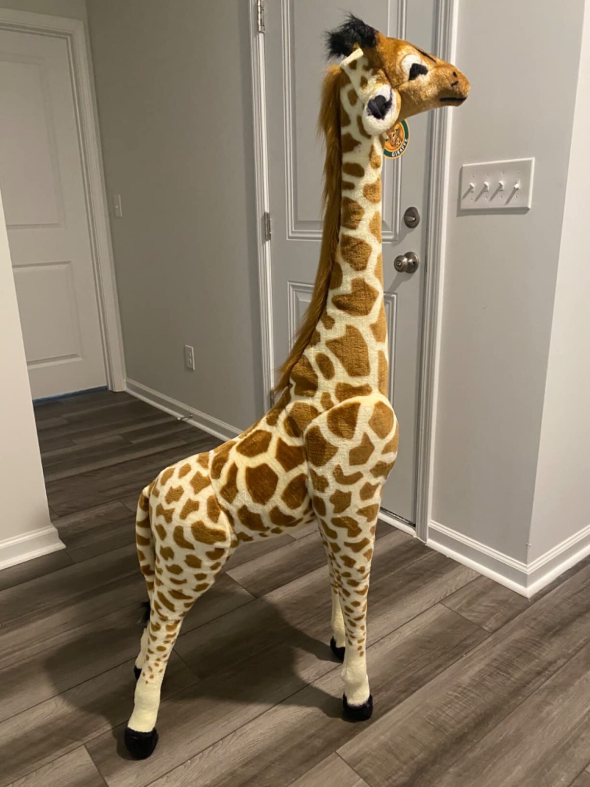 Giant Stuffed Giraffe Animal Plush Kids Toy Tall Lifelike Soft Jumbo ...