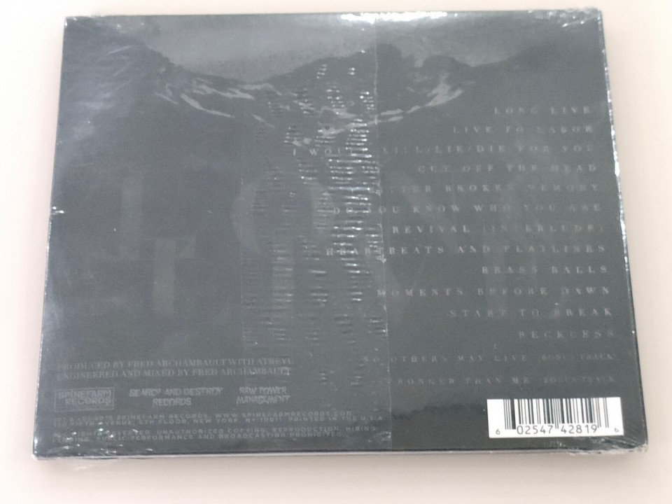 Long Live (Digipak) by Atreyu (CD,2015) | eBay