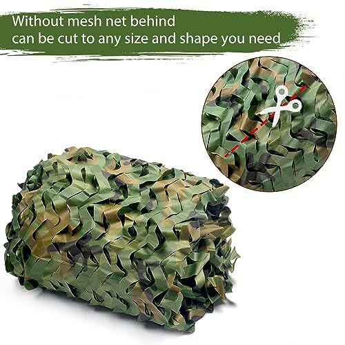 Camo Netting Camouflage Netting Camo Blind 4.9ftx16.4ft (1.5m*5m ...