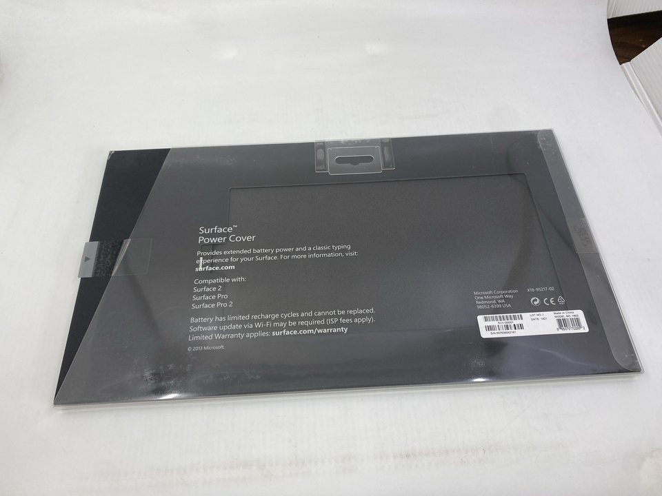 Microsoft Surface Power Cover Keyboard Model 1602 Black | eBay