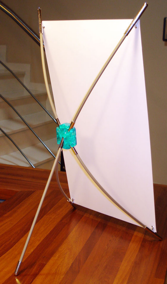 4 Pc Mini X Type Banner Stand Counter Tabletop Trade Show Display ...