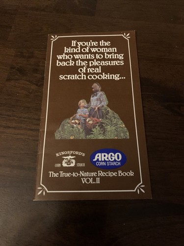 VTG Unique Kingsford’s & Argo Corn Starch The True-to-Nature Recipe ...