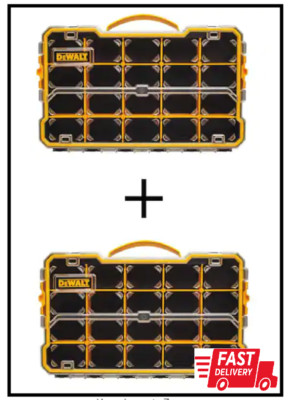 DEWALT 20-Compartment Pro Small Parts Organizer (2 Pack) | eBay