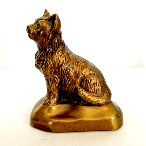 Vintage Gold Metal Cat Coin Bank Banthrico Inc USA 1974 S361 | eBay