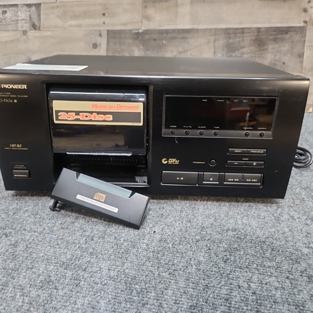 PIONEER PD-F506 CD Changer 25-Disc CD File Compact Disc Player Tested ...
