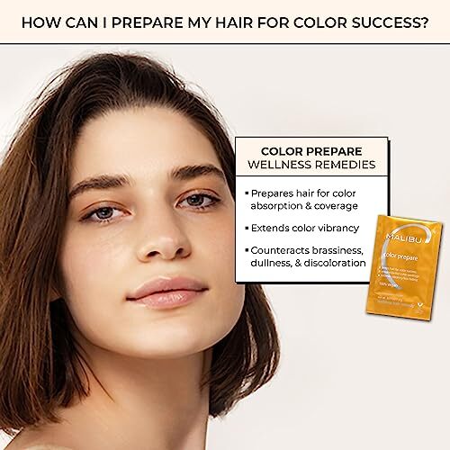 Malibu C Color Prepare Wellness Hair Remedy 1 Packet - Extends Hair ...