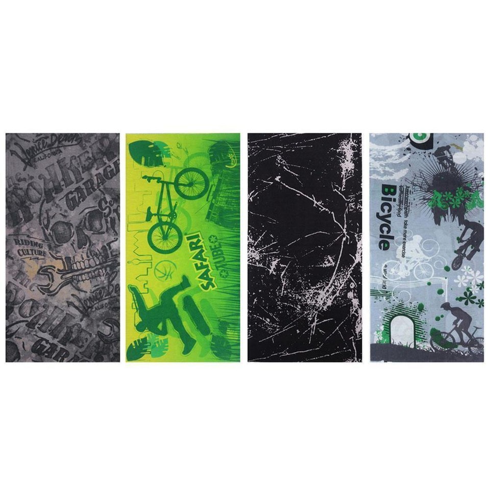 Classic Black Face Mask SPF 30 Head Scarf Elastic Bandana Sun ...