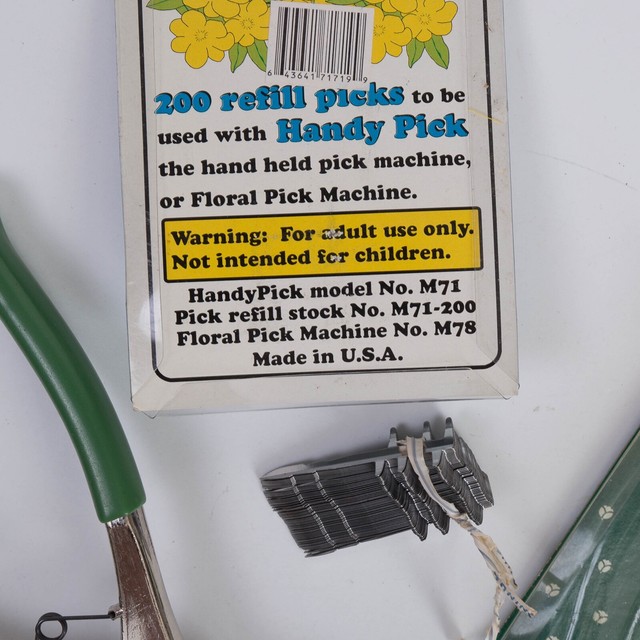 Rhyne Floral Stem Handheld Quick Pick Machine 2 1/8 Inch 200 Picks ...