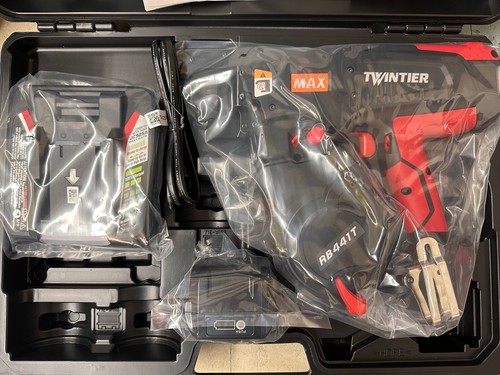 MAX RB441T, TWINTIER, Rebar Tying Tool up to #7 x #7 with 19ga wire | eBay