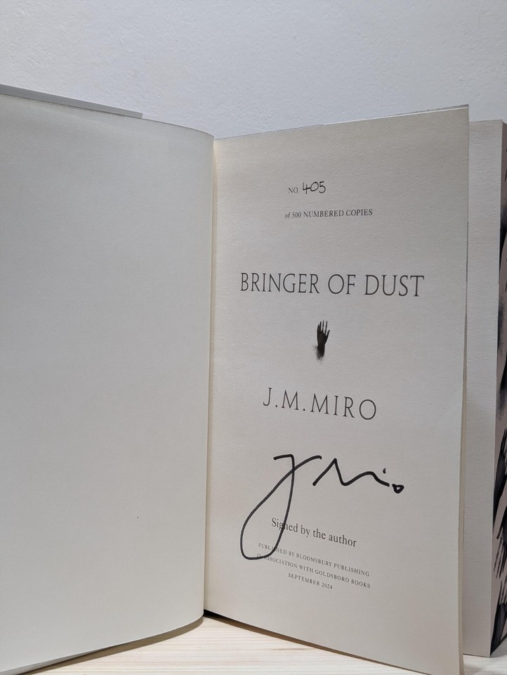 Signed-Numbered-First Edition-Ordinary Monsters; Bringer of Dust by J.M ...