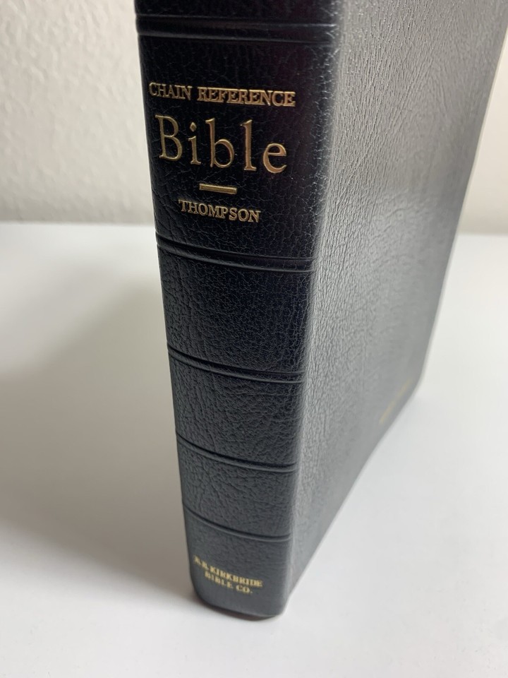 Thompson Chain Reference Bible Fourth Improved Edition Kirkbride 1964 ...