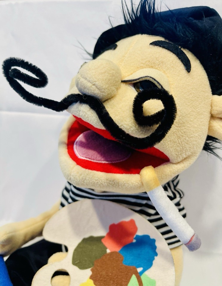 Jeffy’s Dad Puppet Jacques Pierre François Smoking French Painter W ...