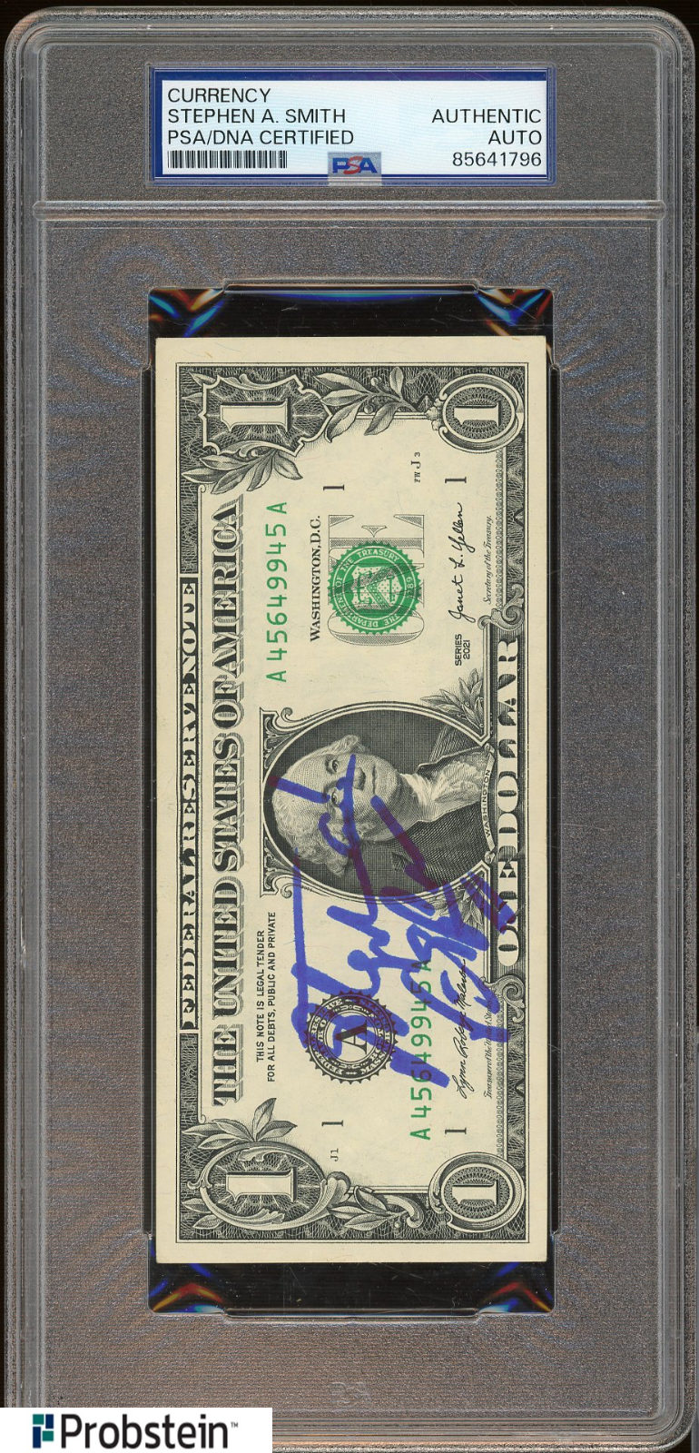 Stephen A Smith ESPN Signed $1 One Dollar Bill Currency PSA/DNA AUTO | eBay