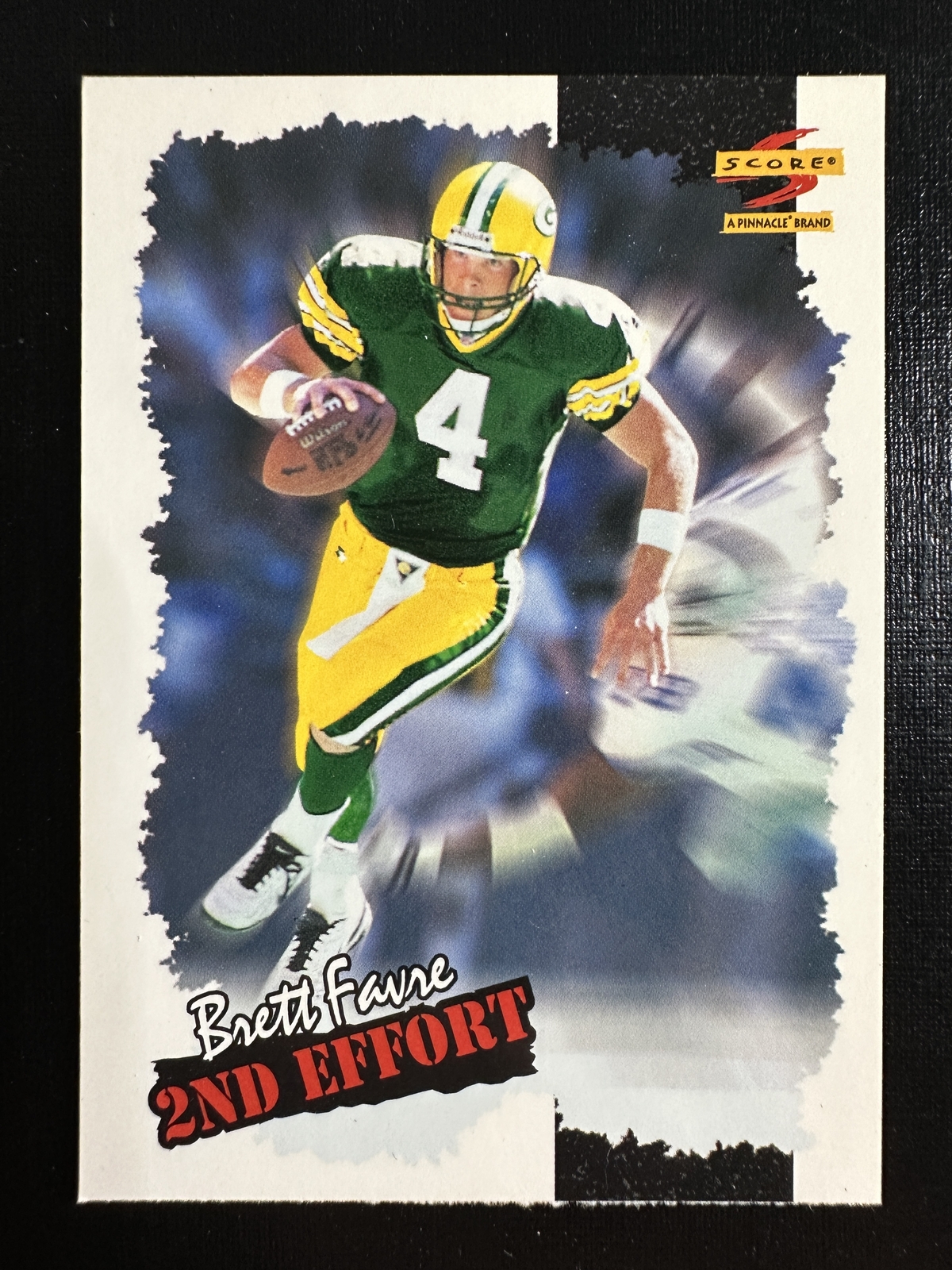 Brett Favre 1996 Score 2nd Effort Football Card Green Bay Packers #245 ...