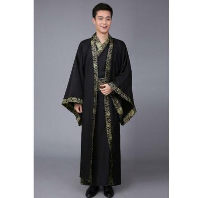 Ancient Chinese Costume Tang Suit Men Hanfu Dress Dynasty Cosplay Party ...