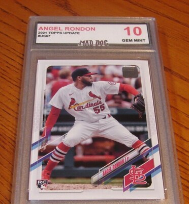ANGEL RONDON Rookie****2021 TOPPS Update GEM MINT 10*****ANGELS----Mad ...