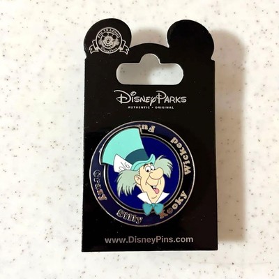 Mad Hatter Pin Badge Alice In Wonderland Disney | eBay