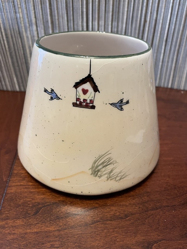 Home Interiors Candle Lamp Shade Chimney Chicken Rooster | eBay