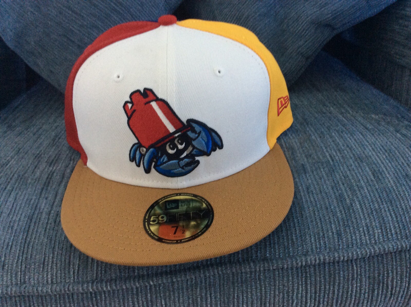 NWT NEW ERA Lakewood Blueclaws 59FIFTY size 7 1/2 Fitted Cap Hat MiLB ...