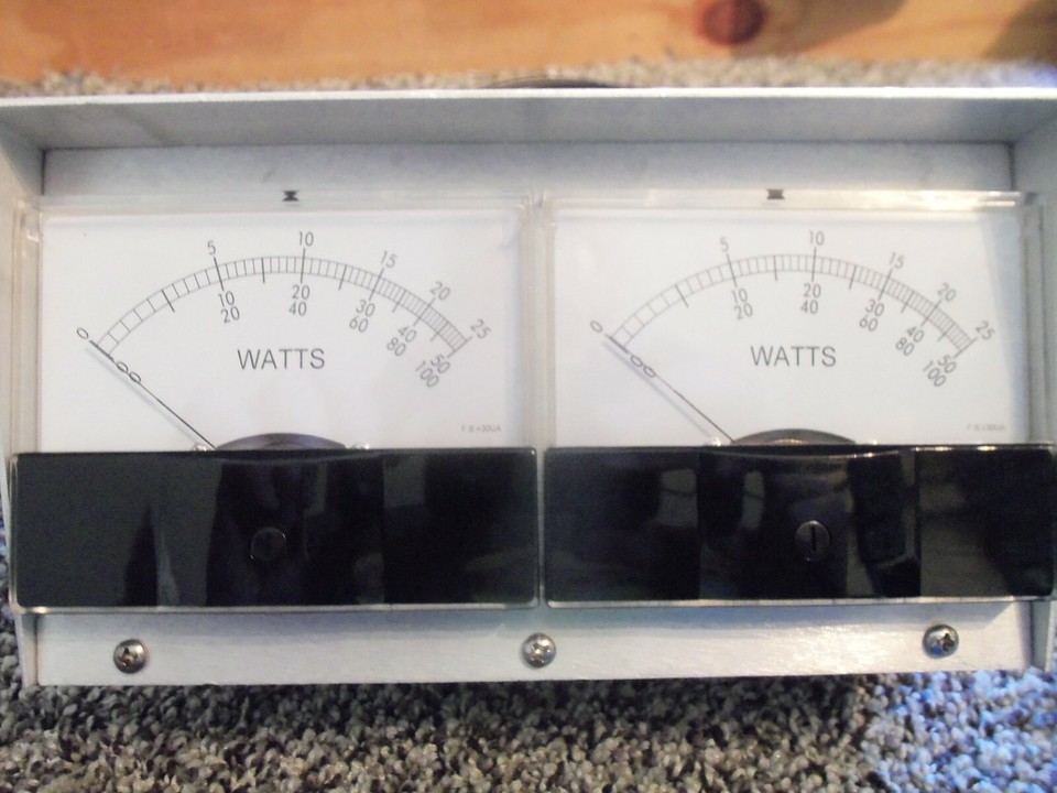 Bird 43 Thruline Watt Meter Dual Meter / RMS / New Silver | eBay