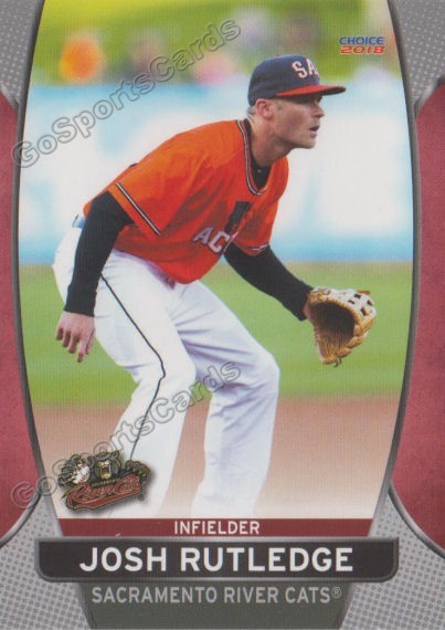 2018 Sacramento River Cats Josh Rutledge RC Rookie San Francisco Giants ...