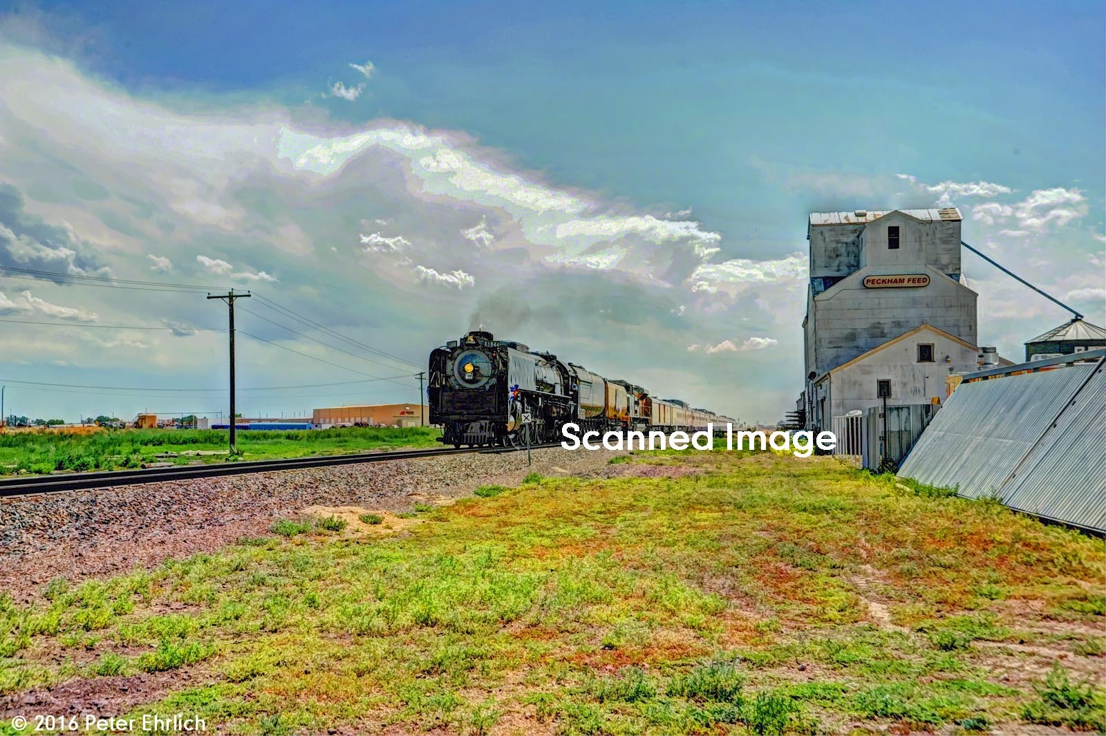 Original Photograph: UP 844 at Hambert, CO, return from Denver, 13 x 19 ...