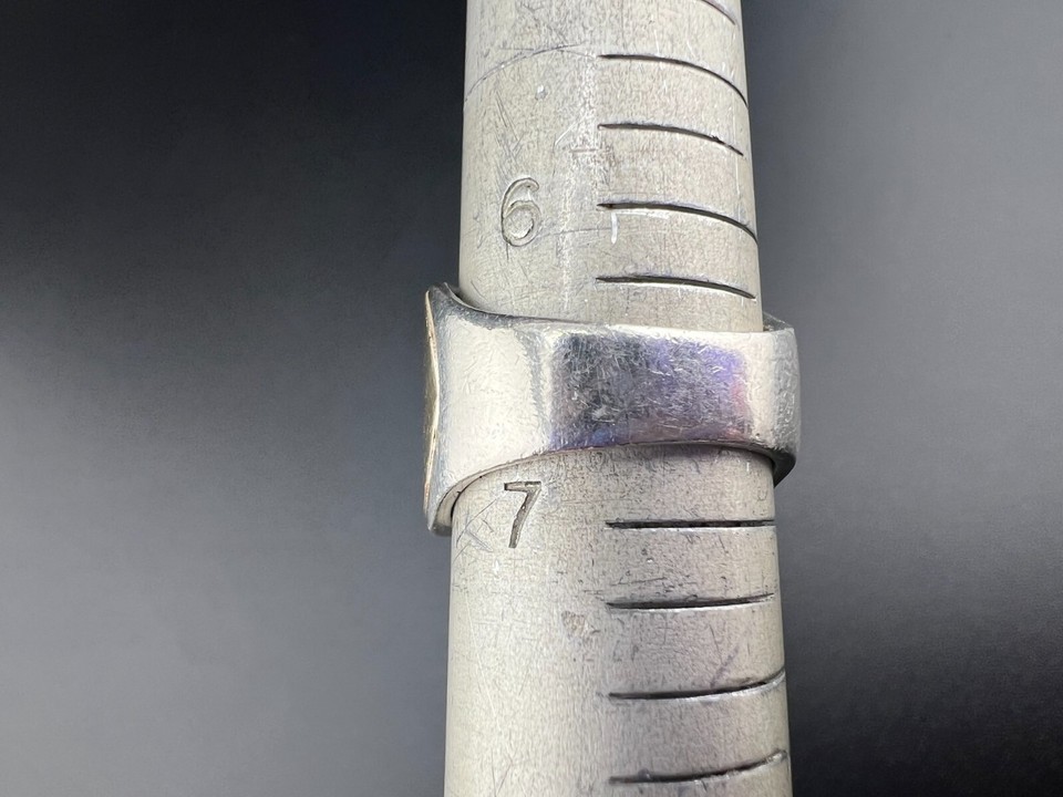 SILPADA STERLING SILVER 925 HAMMERED 9K GOLD OVERLAY RING SZ 6.5 R1628 ...