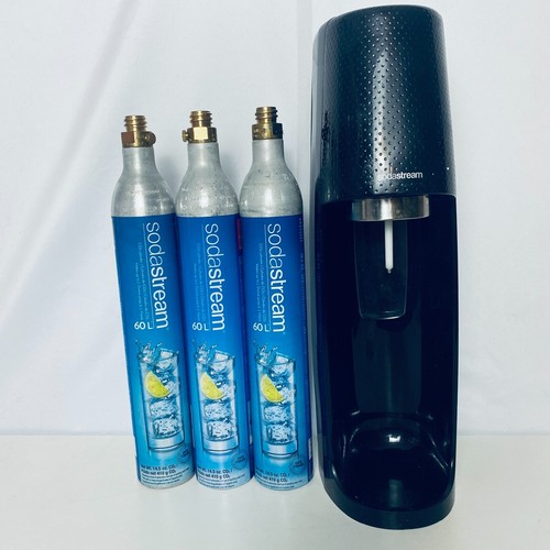 SodaStream Fizzi SPT-001 Soda Maker Machine W/ 3 CO2 Cartridges 🔥 | eBay