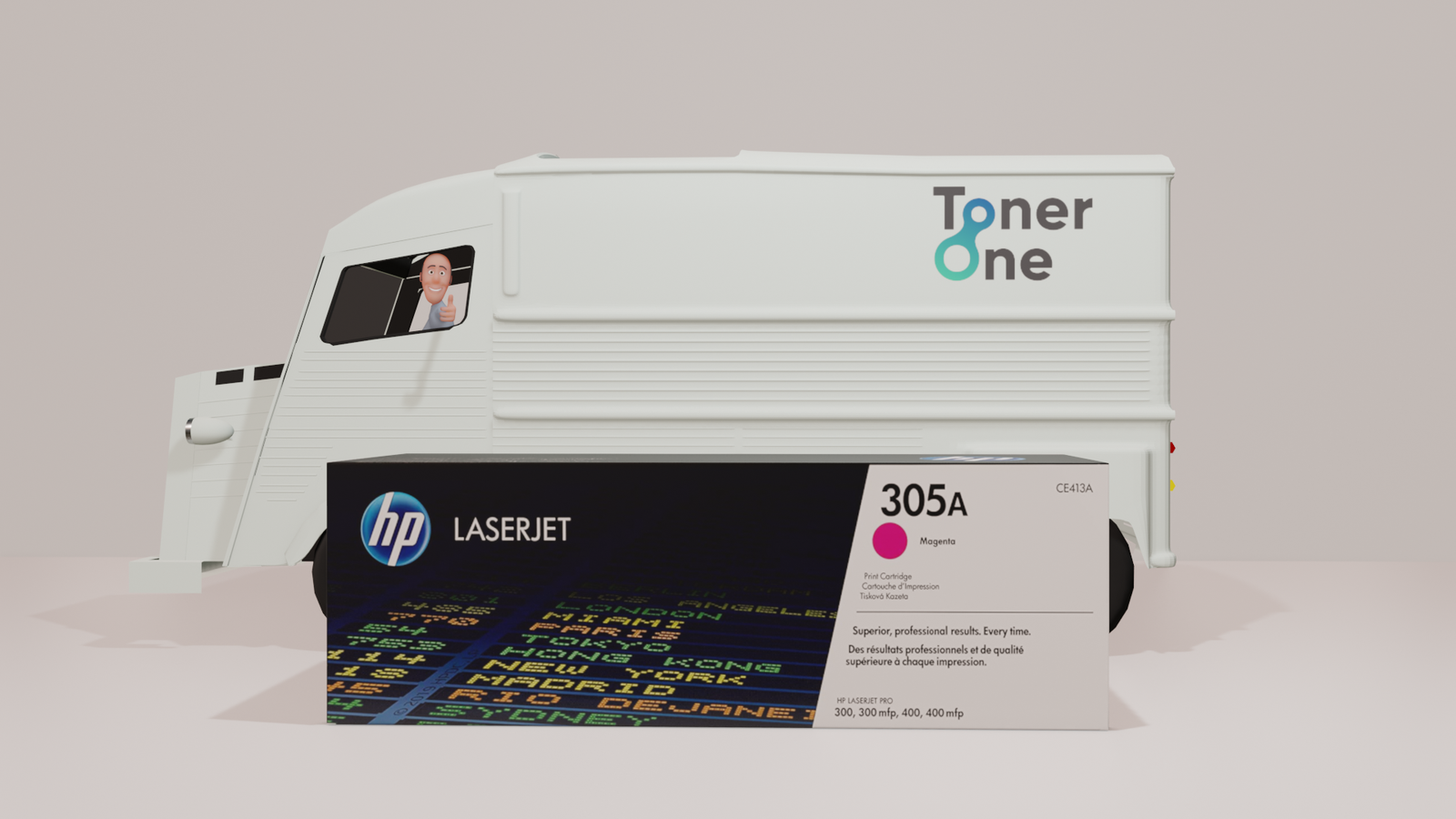 Original HP 305a Magenta LaserJet Toner Cartridge CE413AC for sale ...