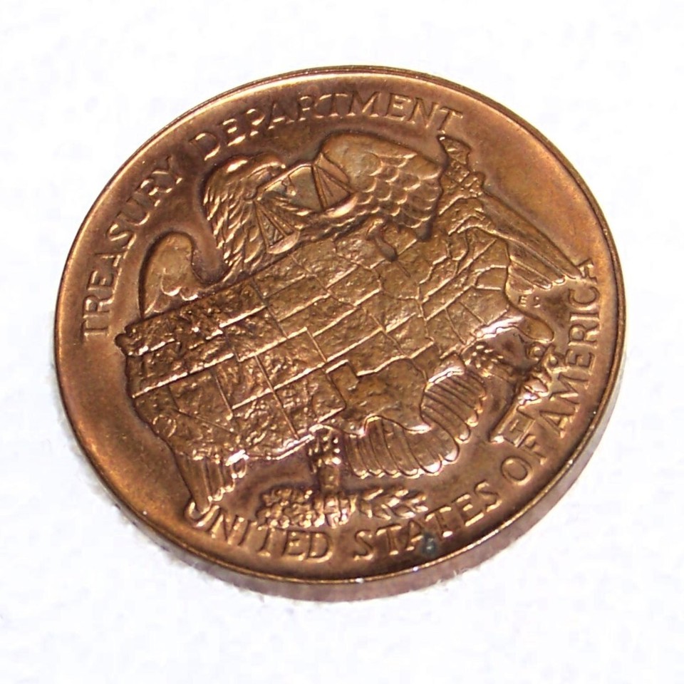 San Francisco Mint Treasury Department Bronze Commemorative Coin !SHIPS ...