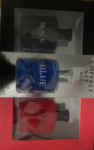 BLUE iNTENSE Cologne For Men. 3.4FL.OZ./100MLE X3 NEW In Box | eBay