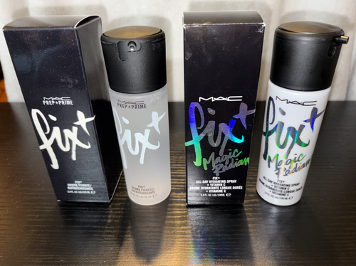 NIB * MAC SETTING SPRAY LOT * PREP + PRIME & MAGIC RADIANCE * 6.8 OZ ...