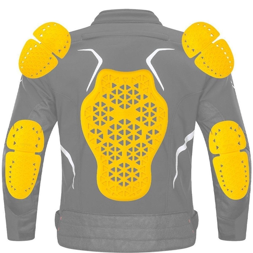 5Pcs Motorcycle Jacket Armor Inserts Level 2 Removable Body Protector ...