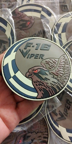 GREECE F-16 VIPER - PVC PATCH - GREEK AIR FORCE SWIRL (LOW VISIBILITY) | eBay