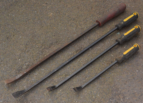 Job Lot of Pry Bar Tool Crow Bar Tools Longest Approx 60cm | eBay