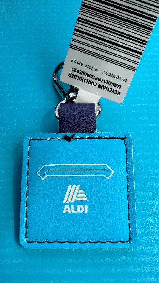 ALDI Gear 2024 Keychain Coin Holder - Aldi Logo | eBay